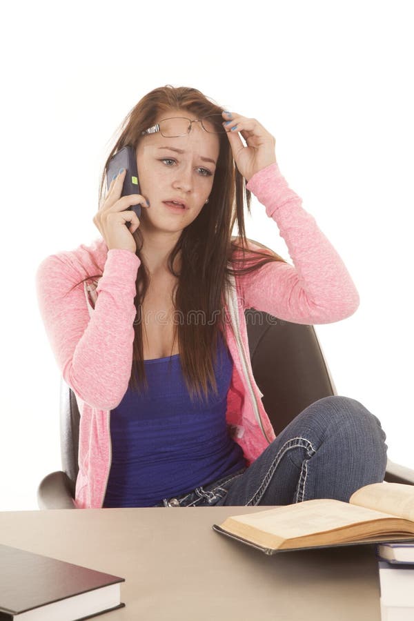 Talking phone teen study stock photo. Image of hold, beauty - 33681060
