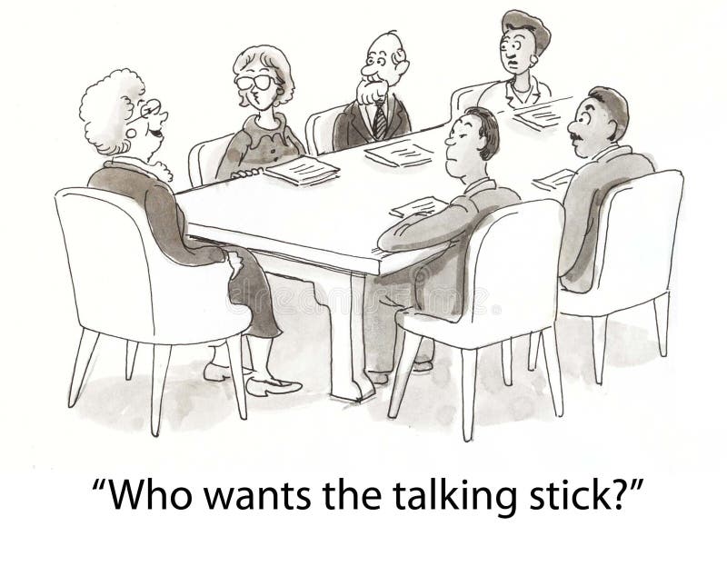 Talking stick stock illustration. Illustration of academia - 23631004