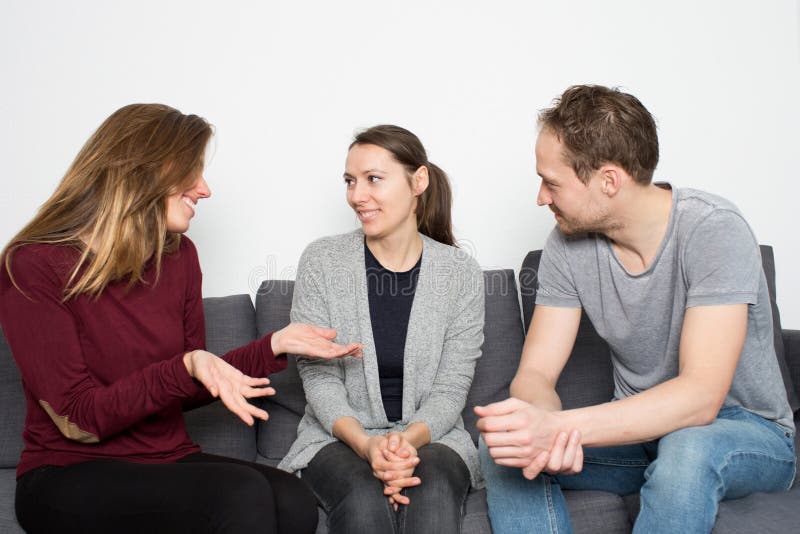 Talking stock photo. Image of grey, friends, reunite - 76139236