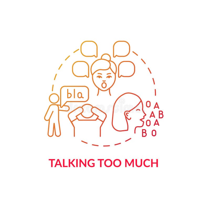 Talk Too Much Symbol Stock Illustrations – 9 Talk Too Much Symbol Stock ...