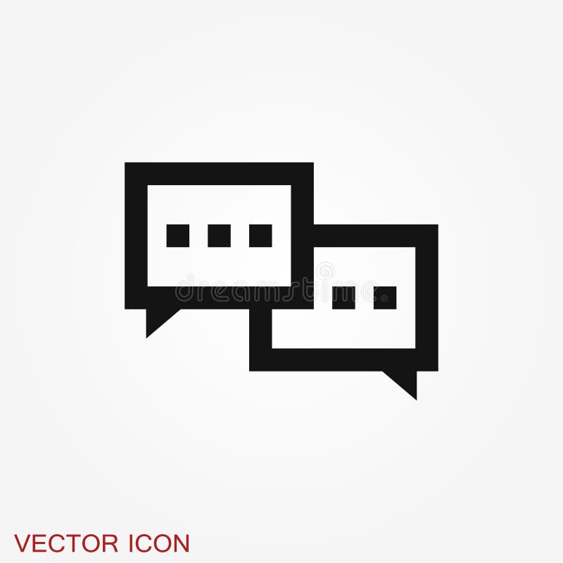 Conversational Symbol Stock Illustrations – 1,041 Conversational Symbol ...