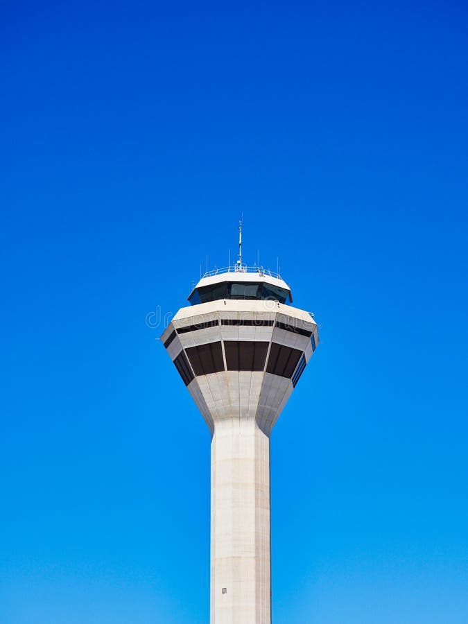 Airport Control Tower, Perth, Western Australia Stock Photo - Image of ...