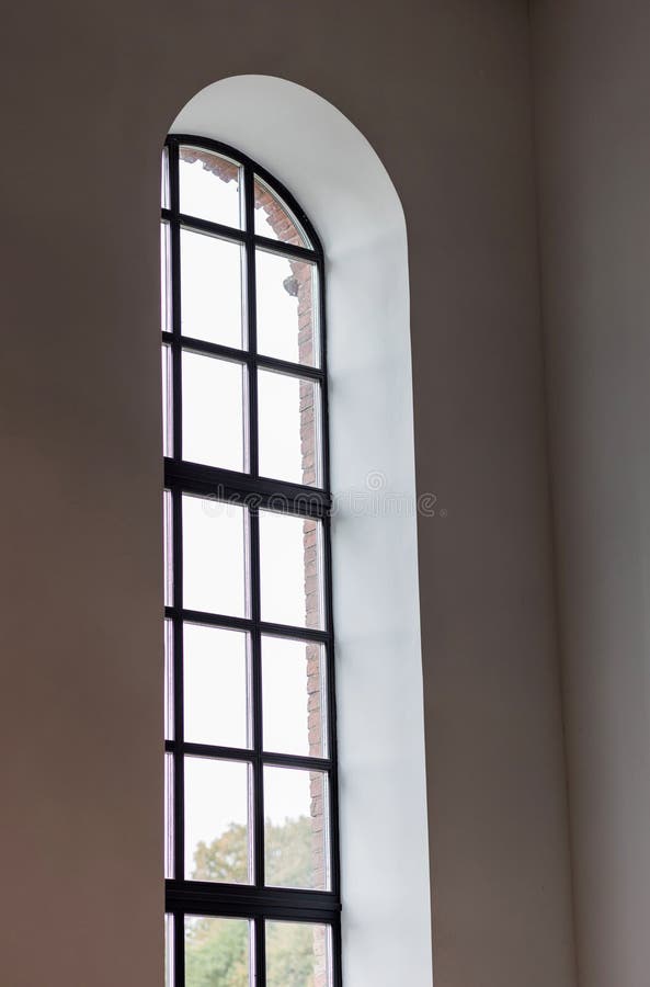 Tall arched window stock image. Image of classic, exterior - 357608315
