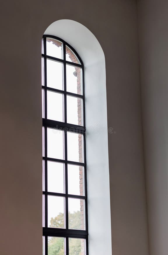 Tall arched window stock image. Image of classic, exterior - 357608315