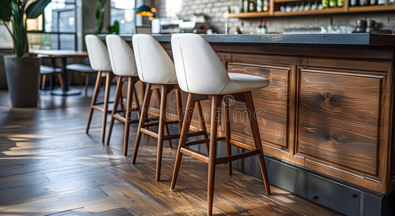 Tall Bar Stool for Kitchen or Restaurant Bar Stools Stock Image - Image ...