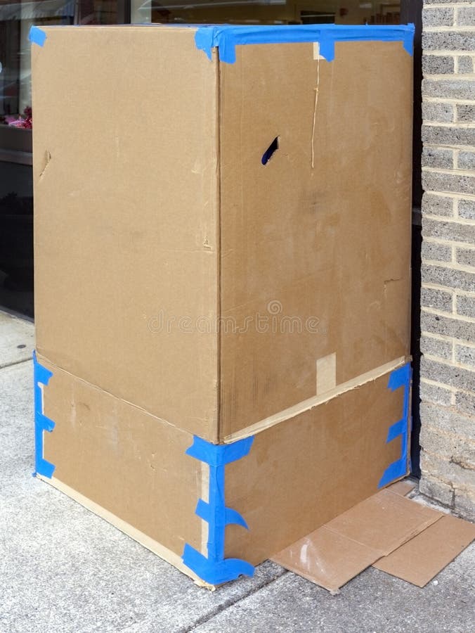 Tall Box stock image. Image of transfer, container, arrival - 173733763