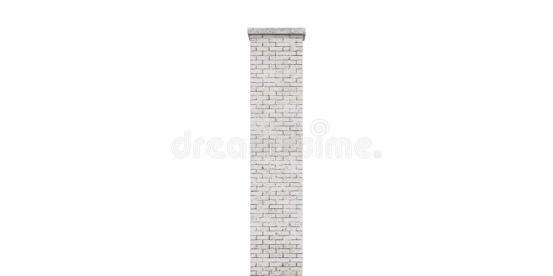 Tall Brick Chimney Isolated on Transparent Background Stock Image ...