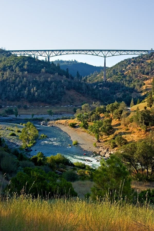 Tall bridge stock image. Image of grass, daytime, mountains - 4574955