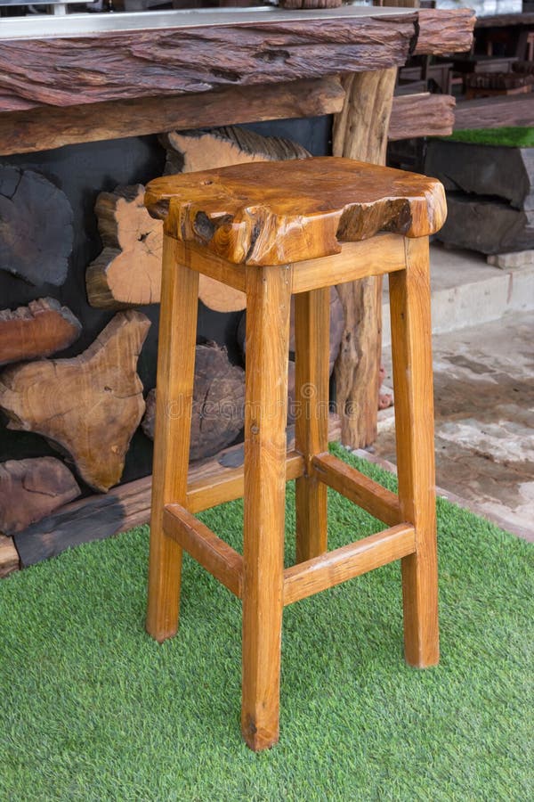 Tall brown square chair stock photo. Image of chair - 146433552