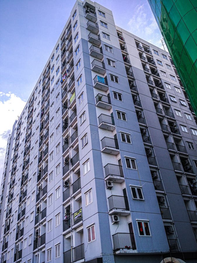 The Tall Build, the Place of Many People Live on There Stock Photo ...