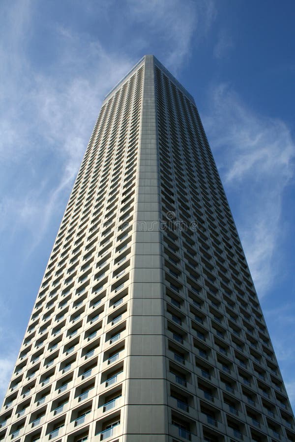 Tall building stock photo. Image of middle, building, blue - 7568728