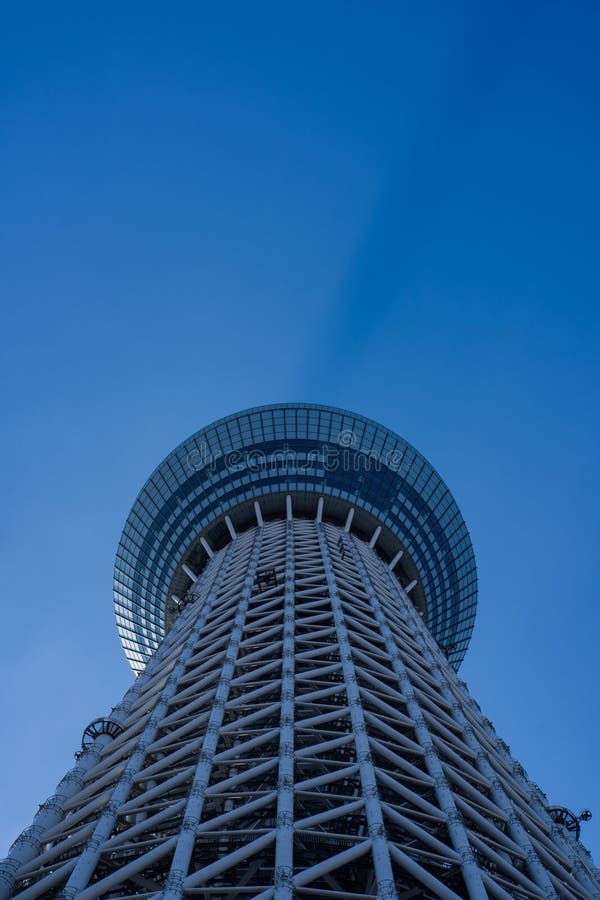 Tall Building Against Tokyo S Blue Sky in Japan Editorial Photography ...