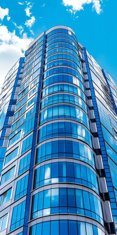 A tall building stock photo. Image of blue, glass, financial - 320526626