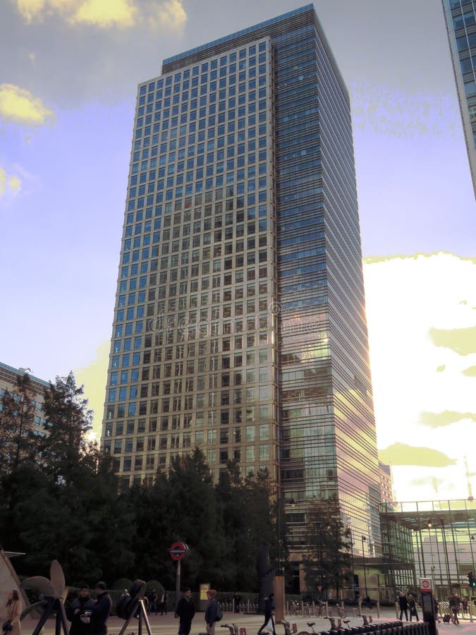 Tall Building. editorial image. Image of docklands, london - 80330785