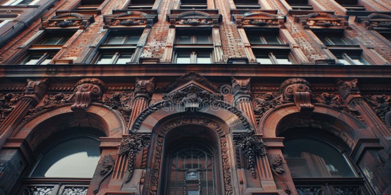 A Tall Building with a Clock on the Front Stock Photo - Image of time, urban: 370955280