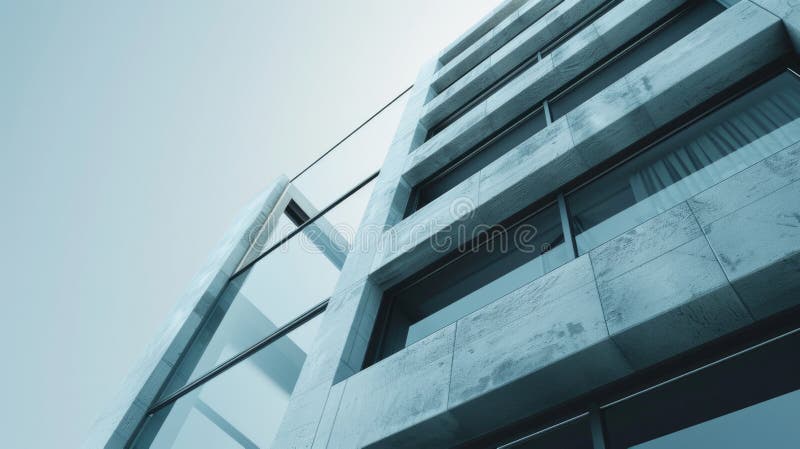 A Tall Building with a Clock on the Side, Suitable for Urban Concepts ...