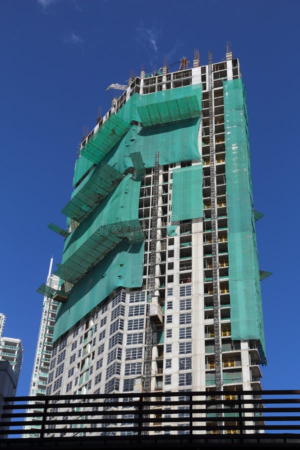 Tall building construction stock image. Image of lift - 198346947