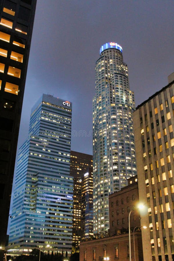 Tall building in downtown editorial photo. Image of building - 141832561