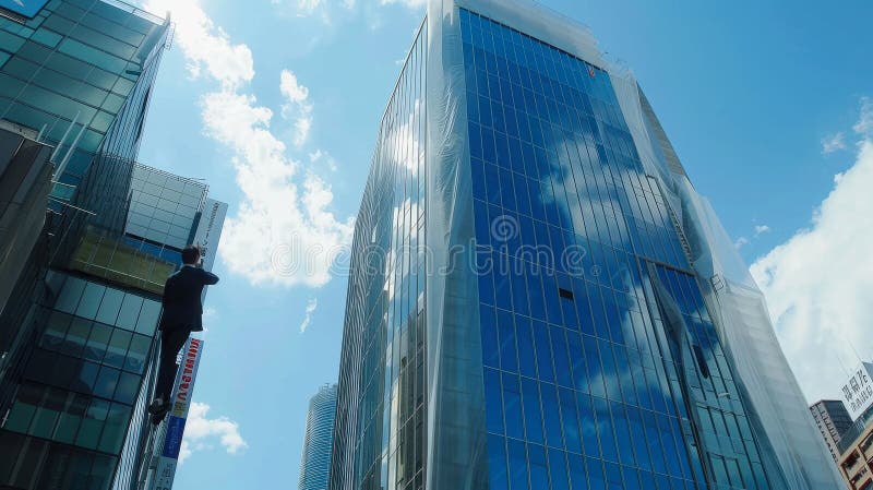 A tall building with stock photo. Image of finance, center - 349218414
