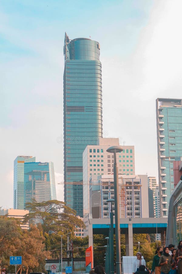Tall Building in Sudirman Area, Jakarta Editorial Photography - Image ...