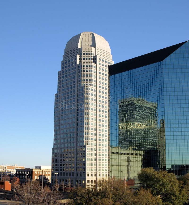 Tall buildings stock image. Image of city, glass, carolina - 12030383