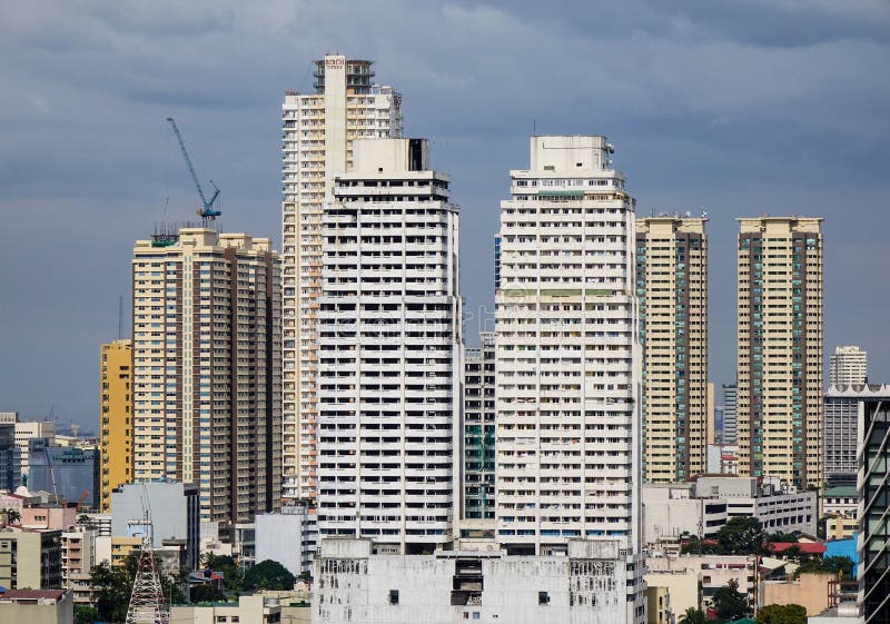 Tall Buildings in Bangkok, Thailand Editorial Stock Photo - Image of ...