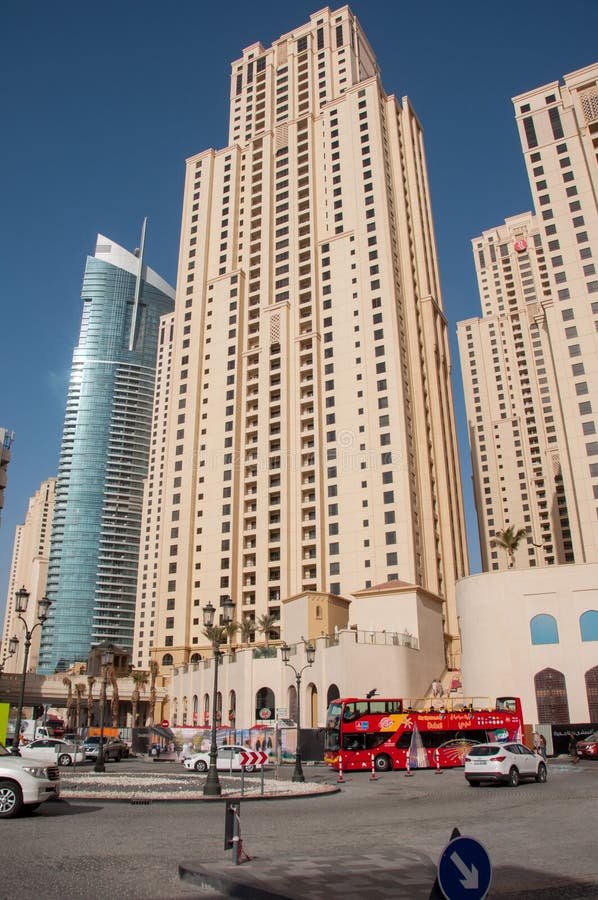 Swimming Pool on Top of Buildings, Dubai, UAE Editorial Image - Image ...