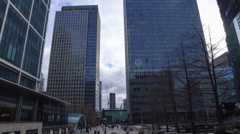 Tall Buildings Group, Blue Modern Building Editorial Photography ...