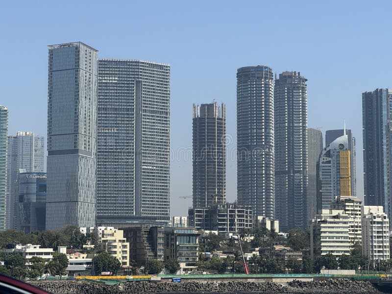 Tall Buildings in Mumbai in Maharashtra, India Editorial Stock Photo ...