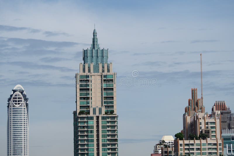 Tall buildings stock image. Image of landmark, daytime - 95250083