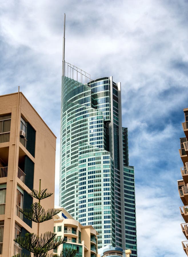 Tall Buildings of Surfers Paradise, Australia Stock Image - Image of ...