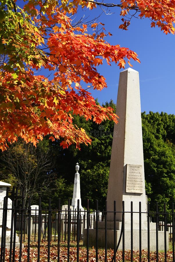 Tall Cemetary Stone stock photo. Image of wrought, autumn - 9965458