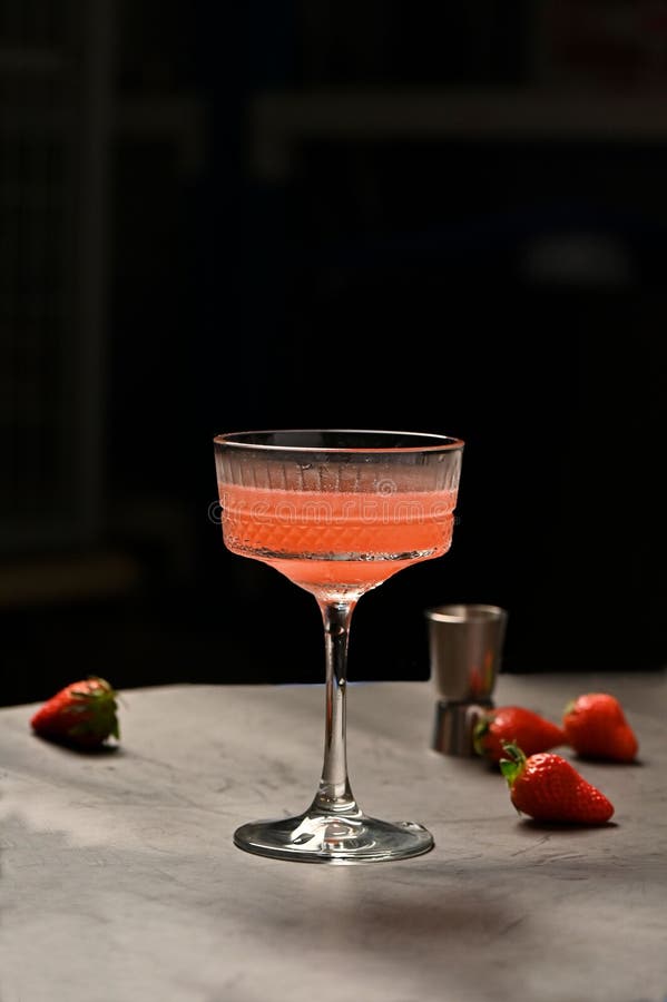 Tall Clear Glass Filled with a Refreshing Beverage. Stock Photo - Image ...