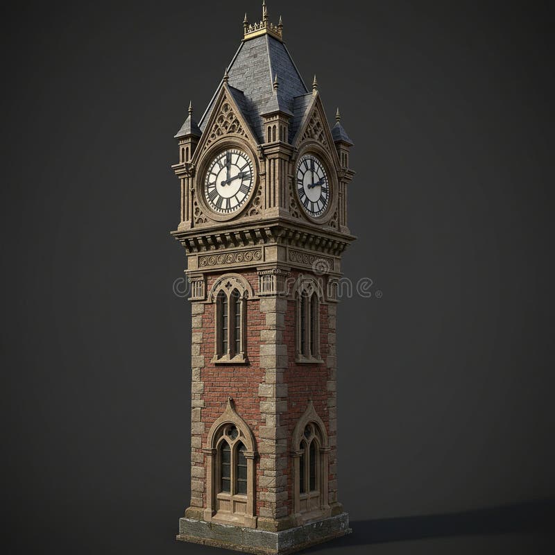 Tall Clock Towers Stock Illustrations – 84 Tall Clock Towers Stock ...