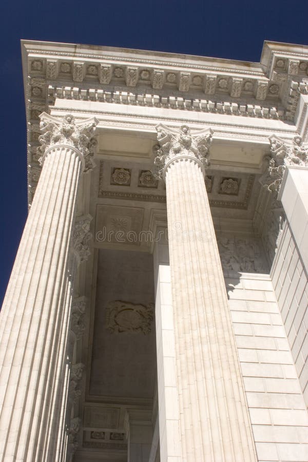 Tall collums. stock image. Image of district, election, history - 39549