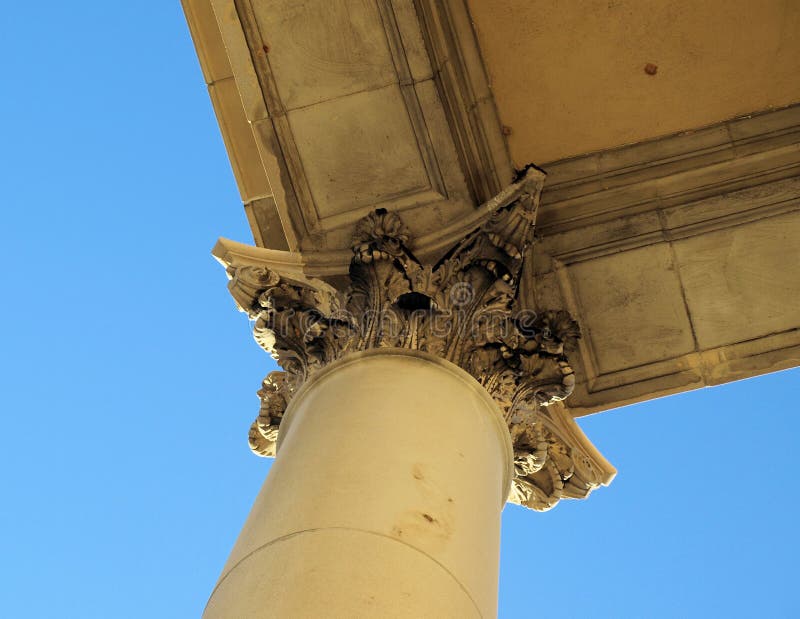 Tall columns stock photo. Image of roof, greek, column - 12030364