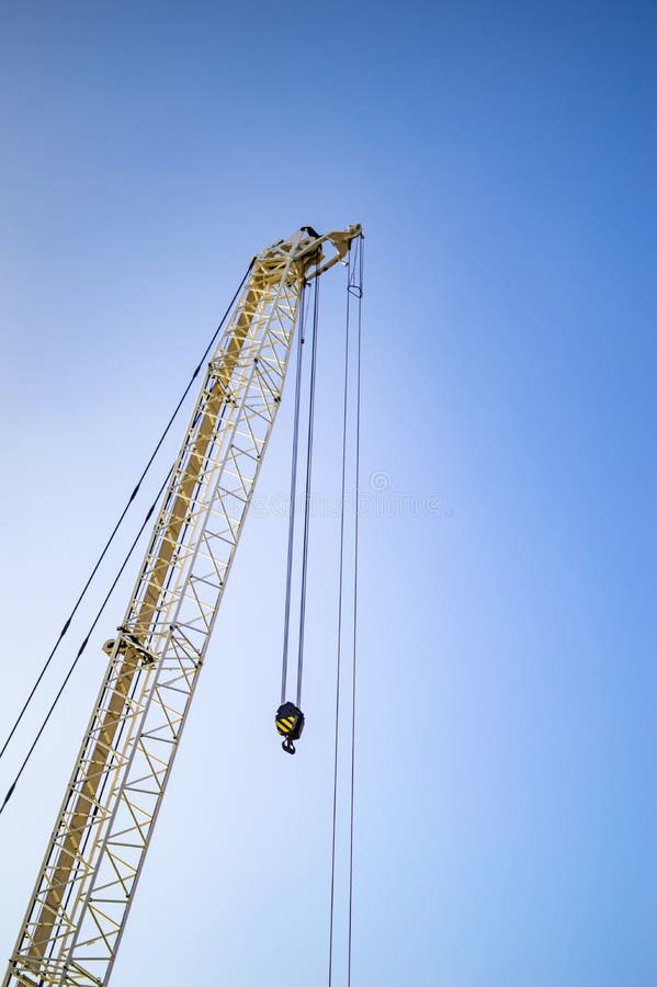 Tall construction crane stock photo. Image of high, equipment - 13322334