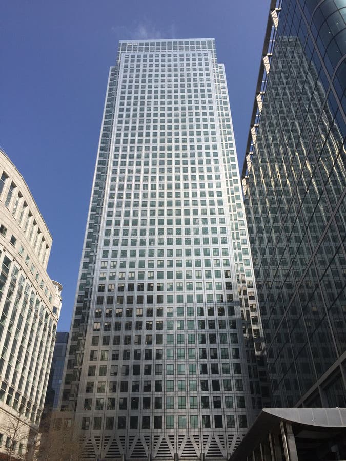 Tall Corporate Office Building In The City Under Construction With ...