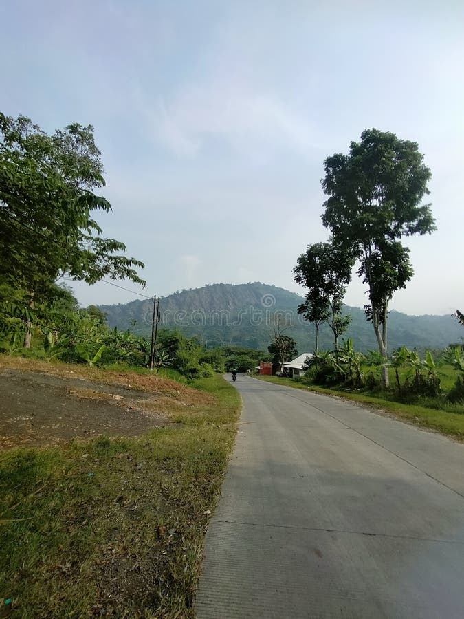 A Tall and Difficult Mountain To Climb when Looking from Afar Stock ...