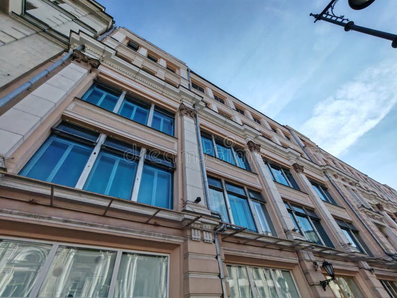 Tall, Elegant Building with a Combination of Classical and Modern ...