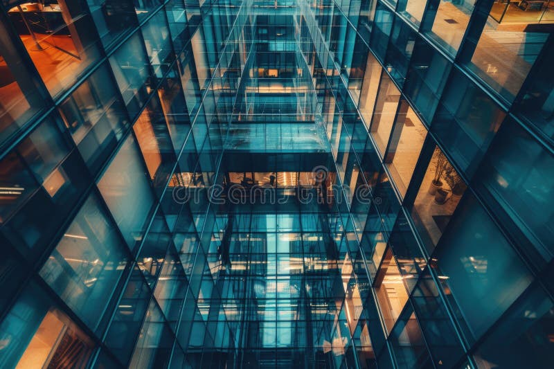 Tall Glass Building stock photo. Image of high, urban - 377961034