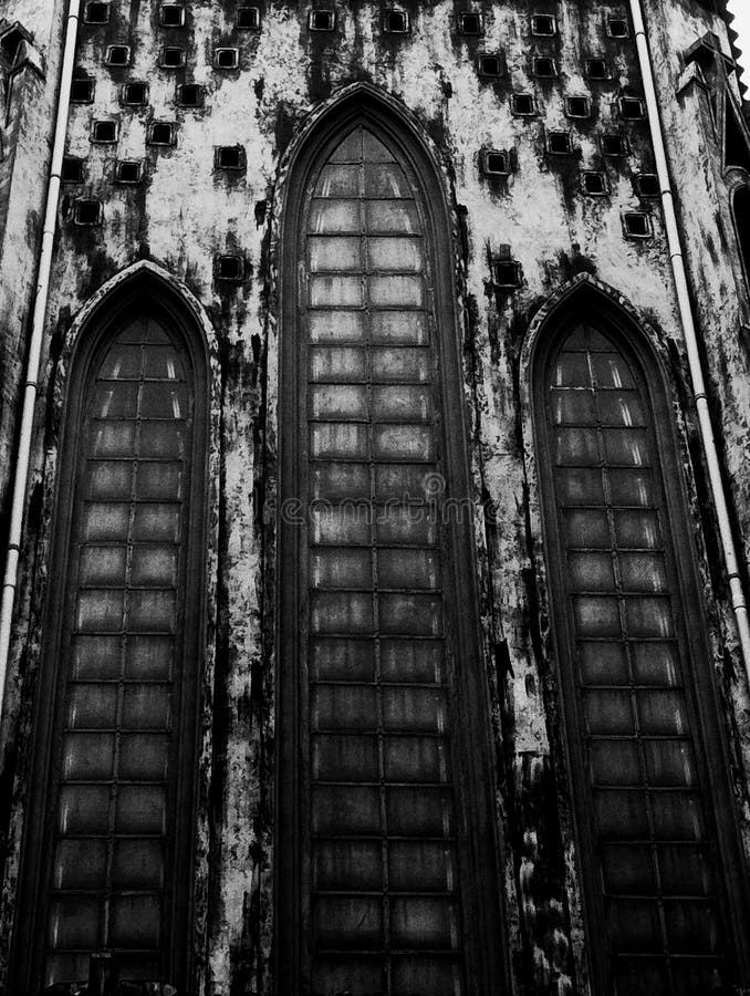 Gothic windows stock image. Image of gothic, arch, architecture - 10844325