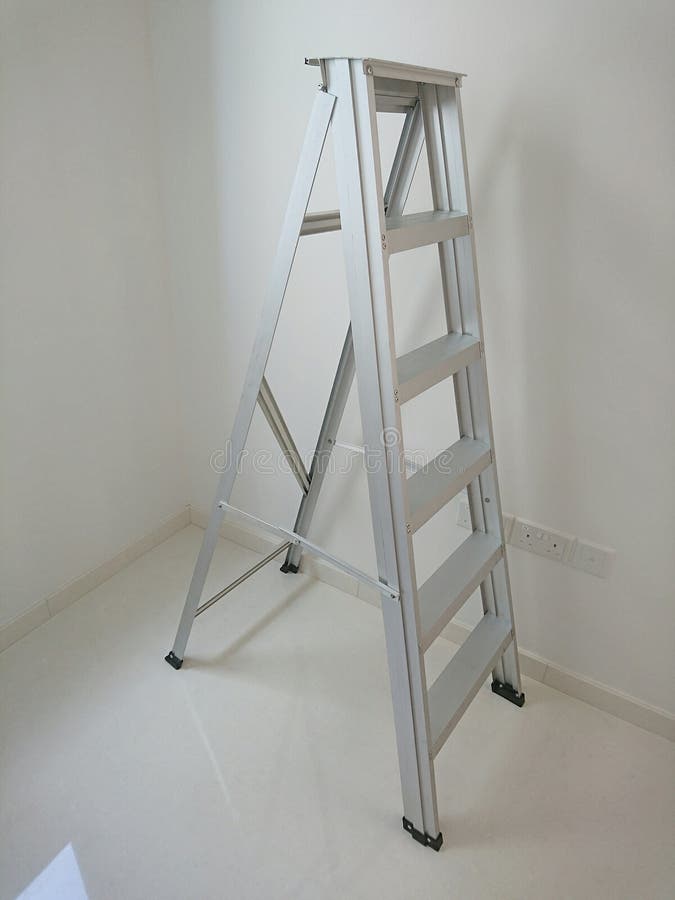 Tall ladder stock photo. Image of steps, high, strong - 73624844