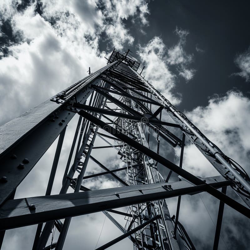 Tall Metal Distillation Column for Oil and Gas Purification in Oil ...