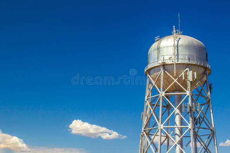 Tall Metal Electrical Power Line Utility Pole Made of Strong Metal ...