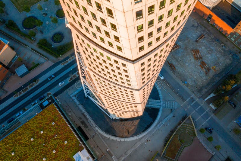 Tall Modern Apartment Building Stock Image - Image of square, urban ...