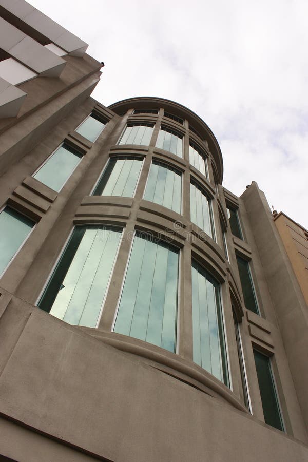 Tall Modern Building Windows Stock Photo - Image of blue, symmetry ...
