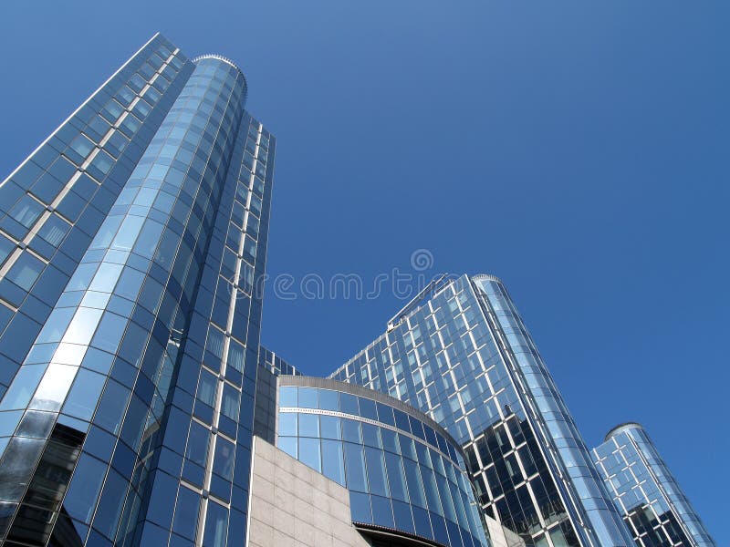 Tall Modern Office Building Stock Photo - Image of high, reflection: 240132