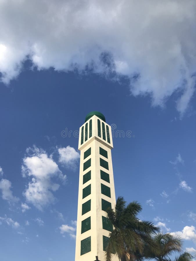 Tower stock image. Image of tower, mosque, bluesky, tall - 308094231