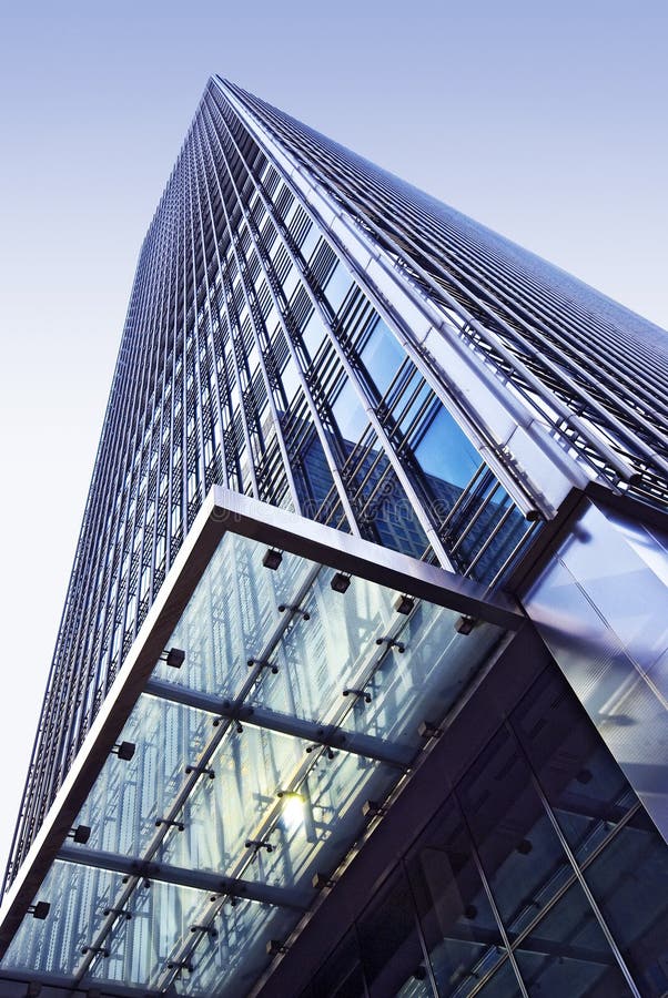 Tall office buildings stock photo. Image of evening, facade - 42270412